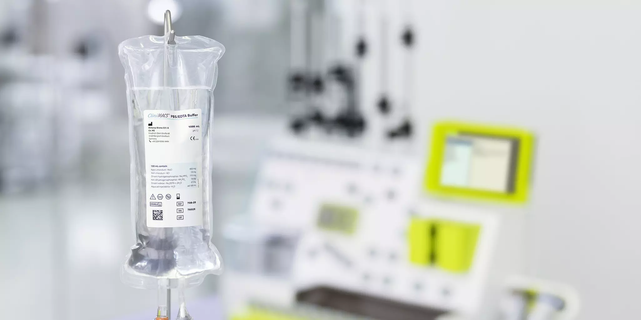 CliniMACS® PBS/EDTA Buffer Product Line | Miltenyi Biotec | USA