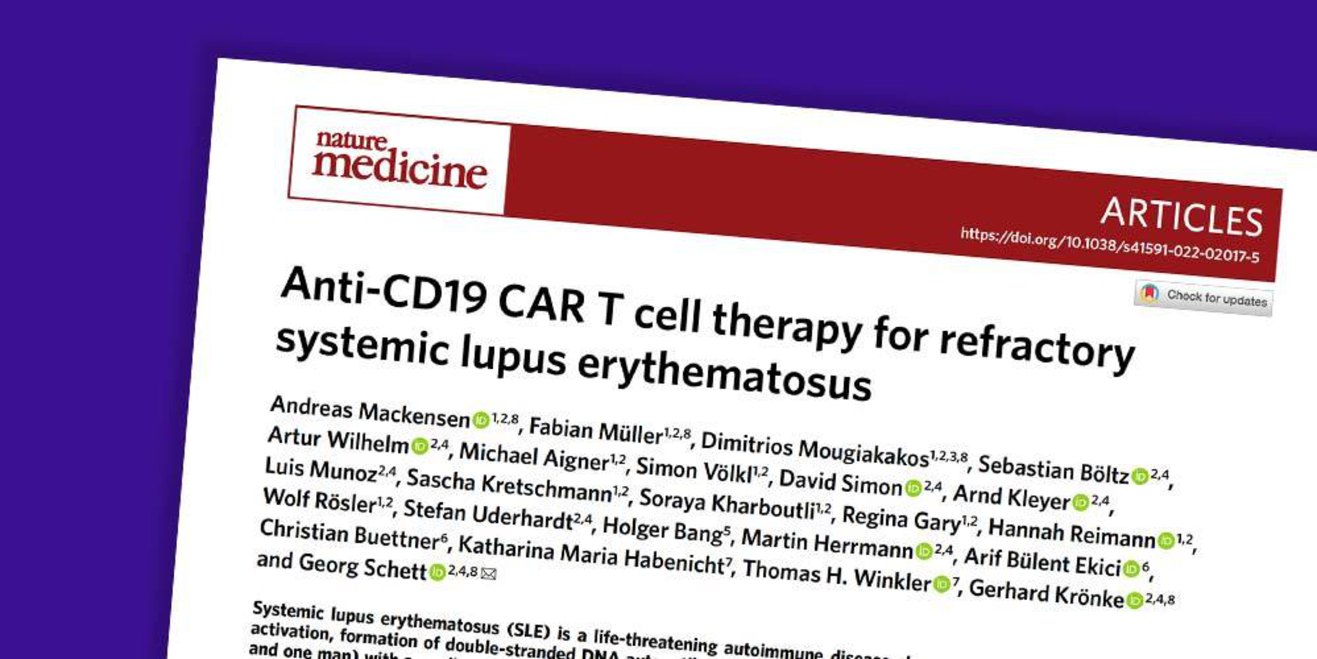 Autoimmune Diseases | Cell Therapy Manufacturing | Miltenyi Biotec | Great Britain